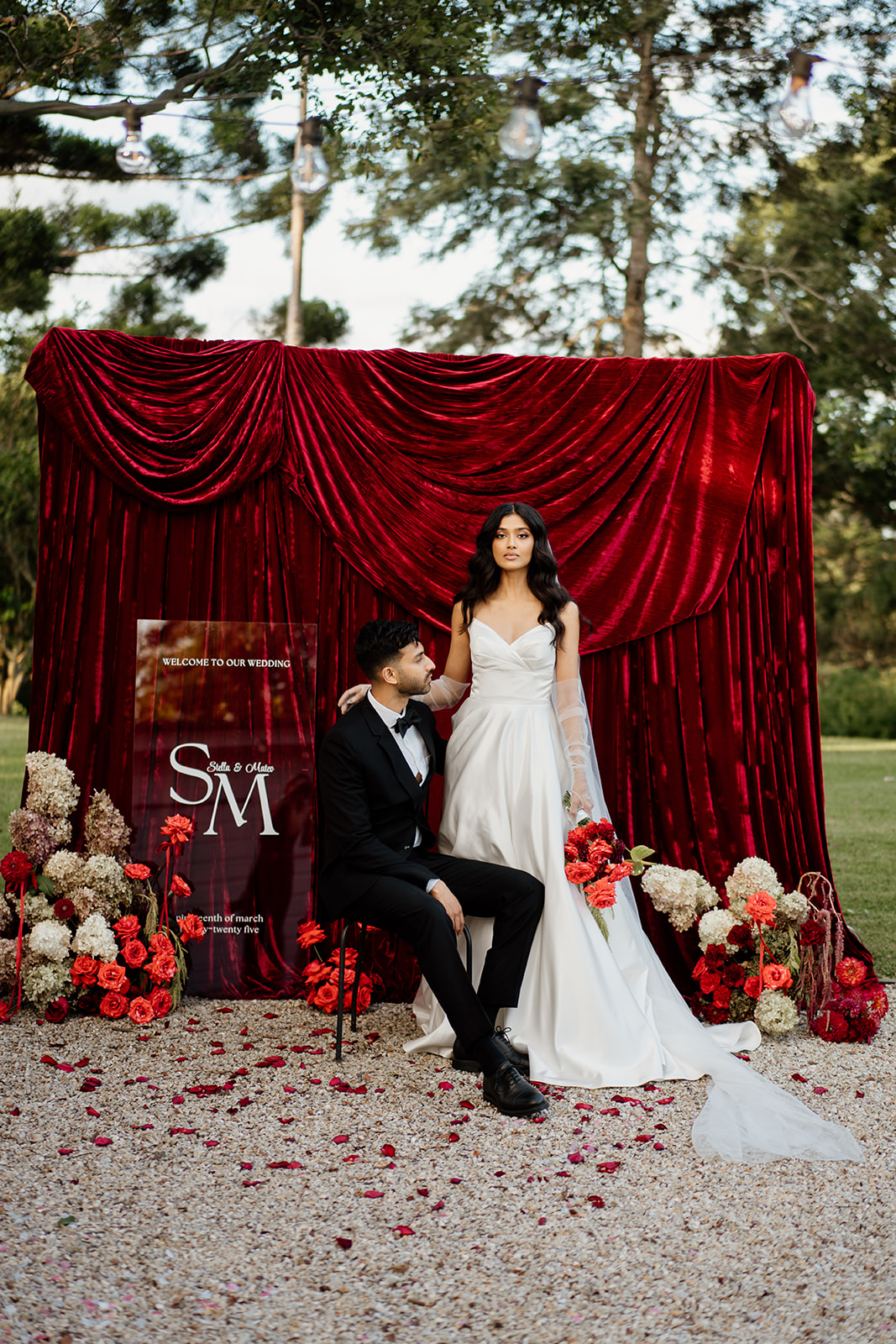 Red velvet styled shoot - The Stable Studio, Byron Bay - hannahredman.org